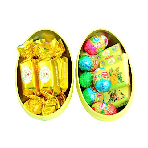 Heidel Dose mit Schokolade "Nostalgie-Osterei" - Merlinum • Magic Candy